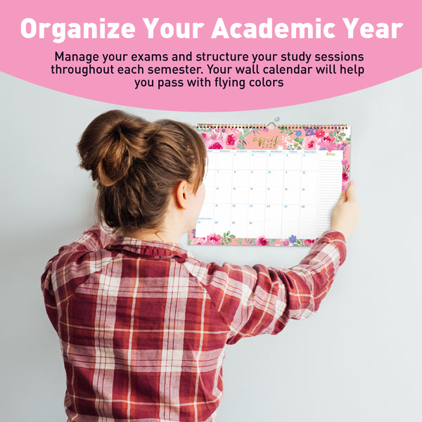 Watercolor Floral Wall Calendar Jan 2025 - June 2026 – Sweetzer & Orange