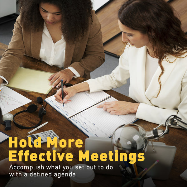 Meeting Planner Notebook (Large) – Sweetzer & Orange