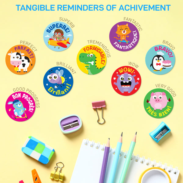 Parfait Reward Stickers in French – Sweetzer & Orange