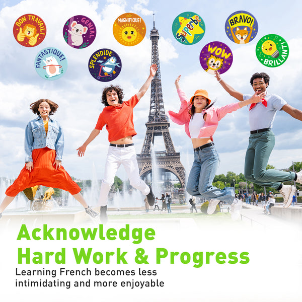 Splendide Reward Stickers in French – Sweetzer & Orange