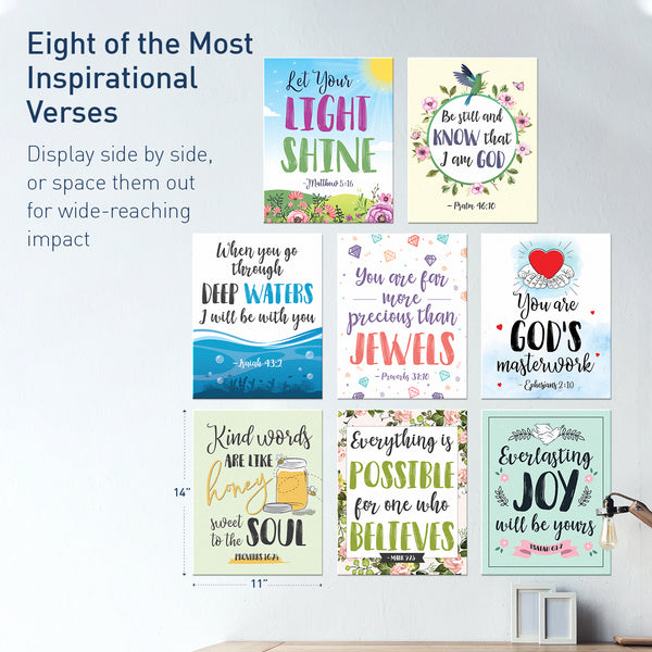 Bible Verse Posters | Set of 8 – Sweetzer & Orange