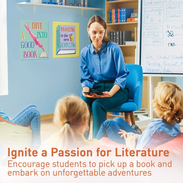 Reading Poster Set – Sweetzer & Orange