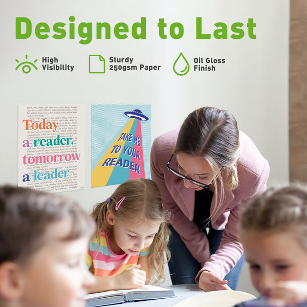 Reading Poster Set – Sweetzer & Orange