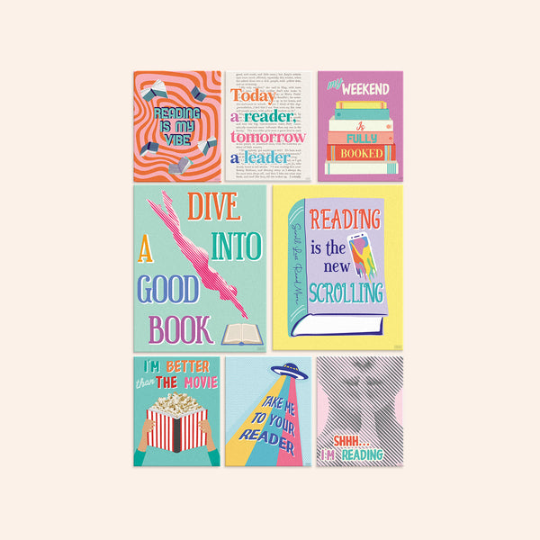 Reading Poster Set – Sweetzer & Orange