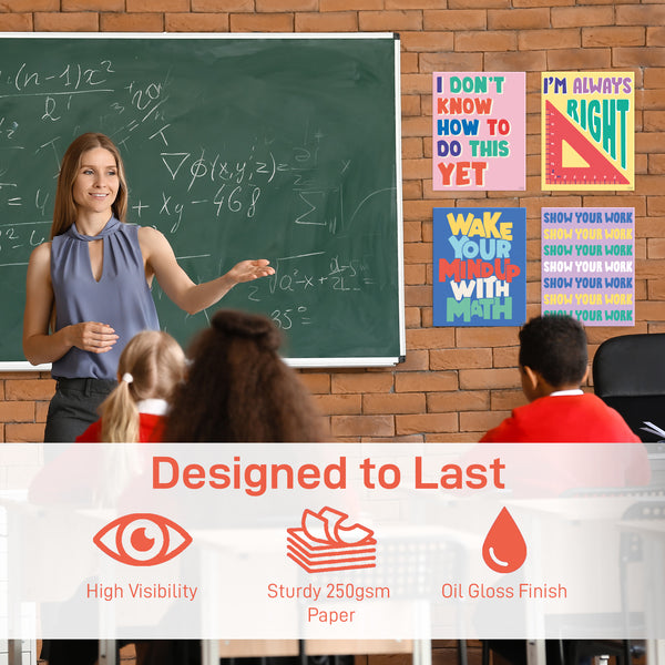 Set of Fun Math Posters – Sweetzer & Orange