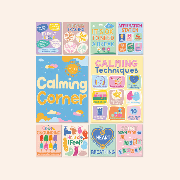 Calming Corner Poster Set – Sweetzer & Orange