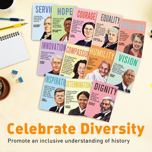 Set of 12 Historical Figures Notebooks – Sweetzer & Orange