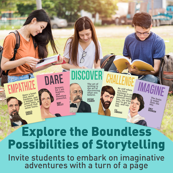 Set of 12 Author Posters – Sweetzer & Orange