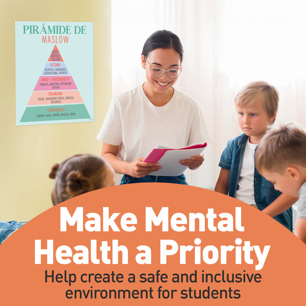 Spanish Mental Health Posters | Set of 10 – Sweetzer & Orange