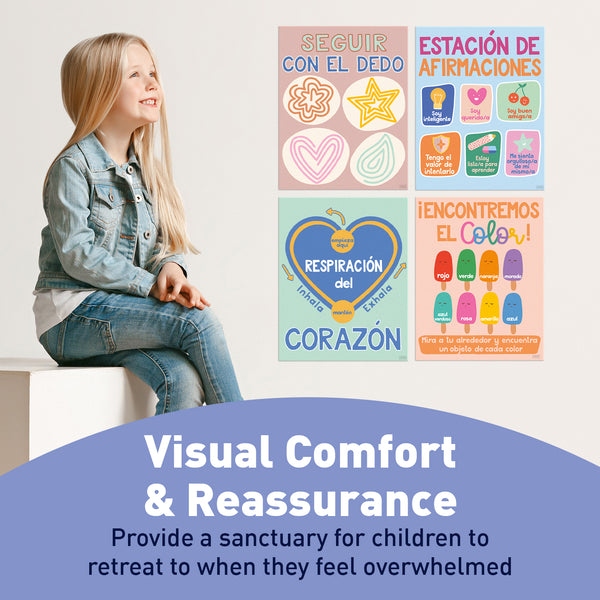 Spanish Calming Corner Poster Set – Sweetzer & Orange