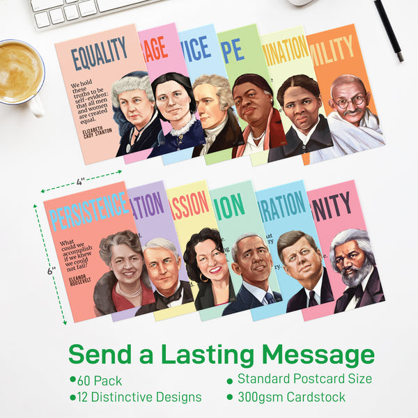 Historical Figures Postcards – Sweetzer & Orange