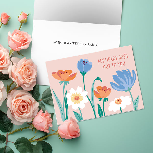 Set of 24 Sympathy Cards – Sweetzer & Orange