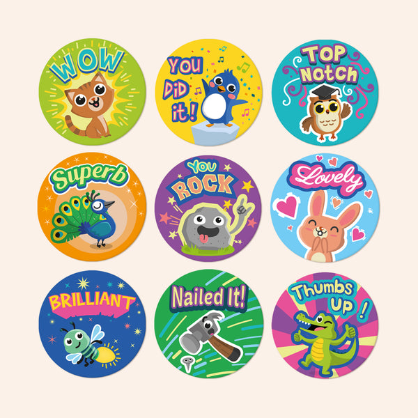 Top Notch Reward Stickers – Sweetzer & Orange