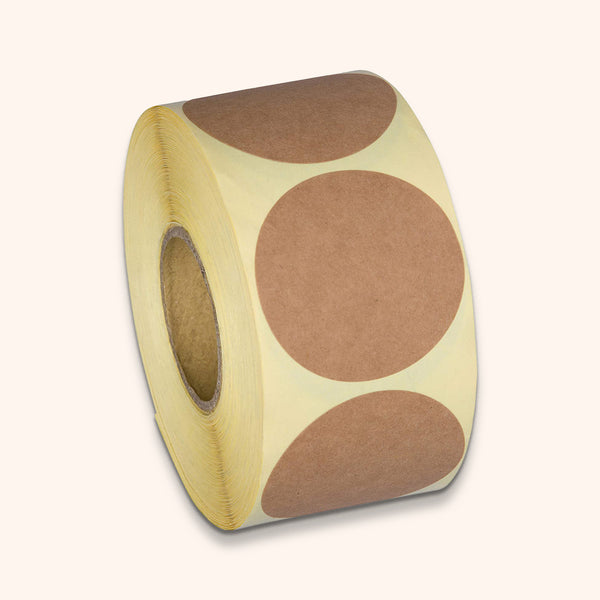 2" Kraft Brown Labels – Sweetzer & Orange