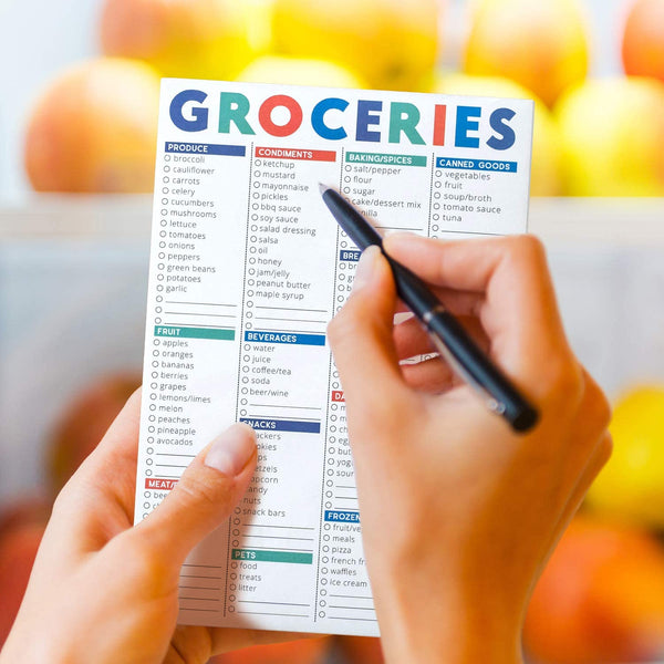 Fast Check Grocery Notepad – Sweetzer & Orange