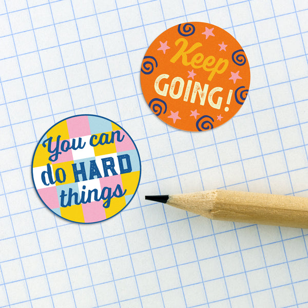 Growth Mindset Stickers – Sweetzer & Orange