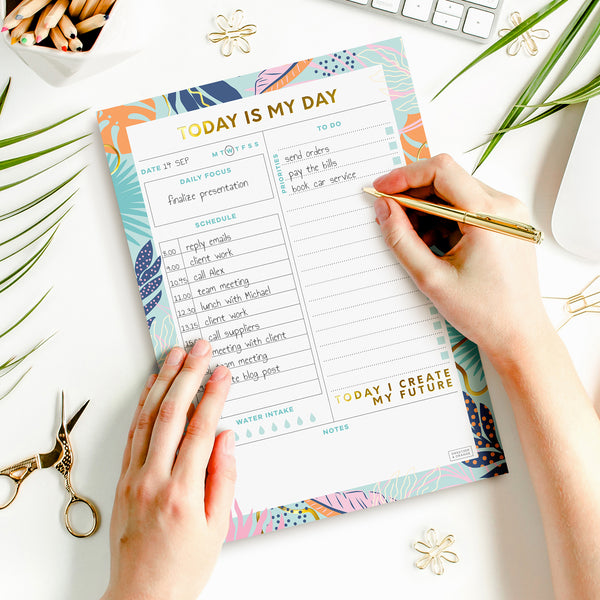 Today is My Day Planner Notepad – Sweetzer & Orange