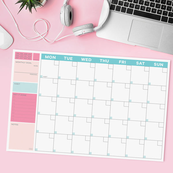 Monthly Planner Notepad – Sweetzer & Orange