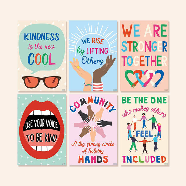 Kindness Poster Set – Sweetzer & Orange
