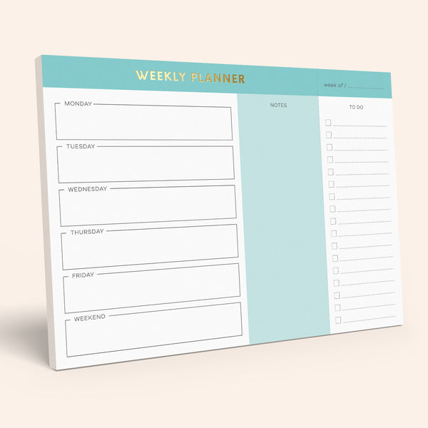 Weekly Planner Notepad – Sweetzer & Orange