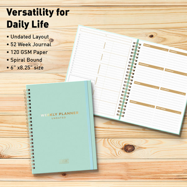 Flexible Weekly Planner Notebook – Sweetzer & Orange