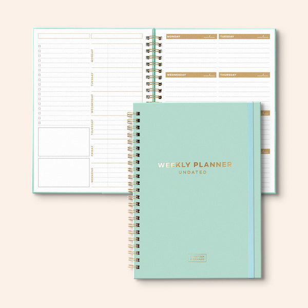 Flexible Weekly Planner Notebook – Sweetzer & Orange