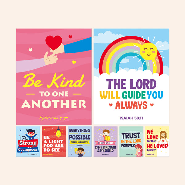 Bible Verse Posters for Kids – Sweetzer & Orange