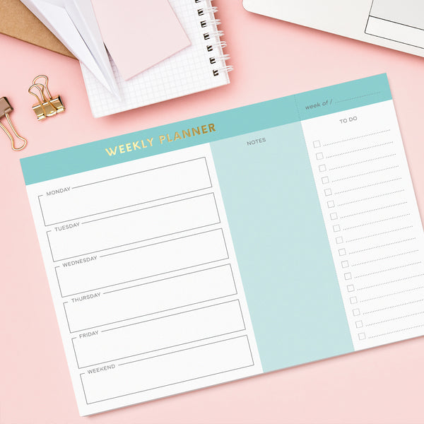Weekly Planner Notepad – Sweetzer & Orange