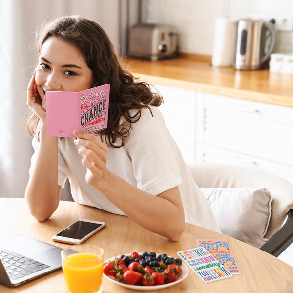 Set of 24 Growth Mindset Slogan Notebooks – Sweetzer & Orange