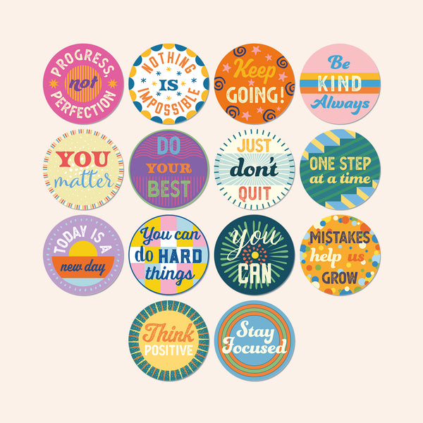 Growth Mindset Stickers – Sweetzer & Orange